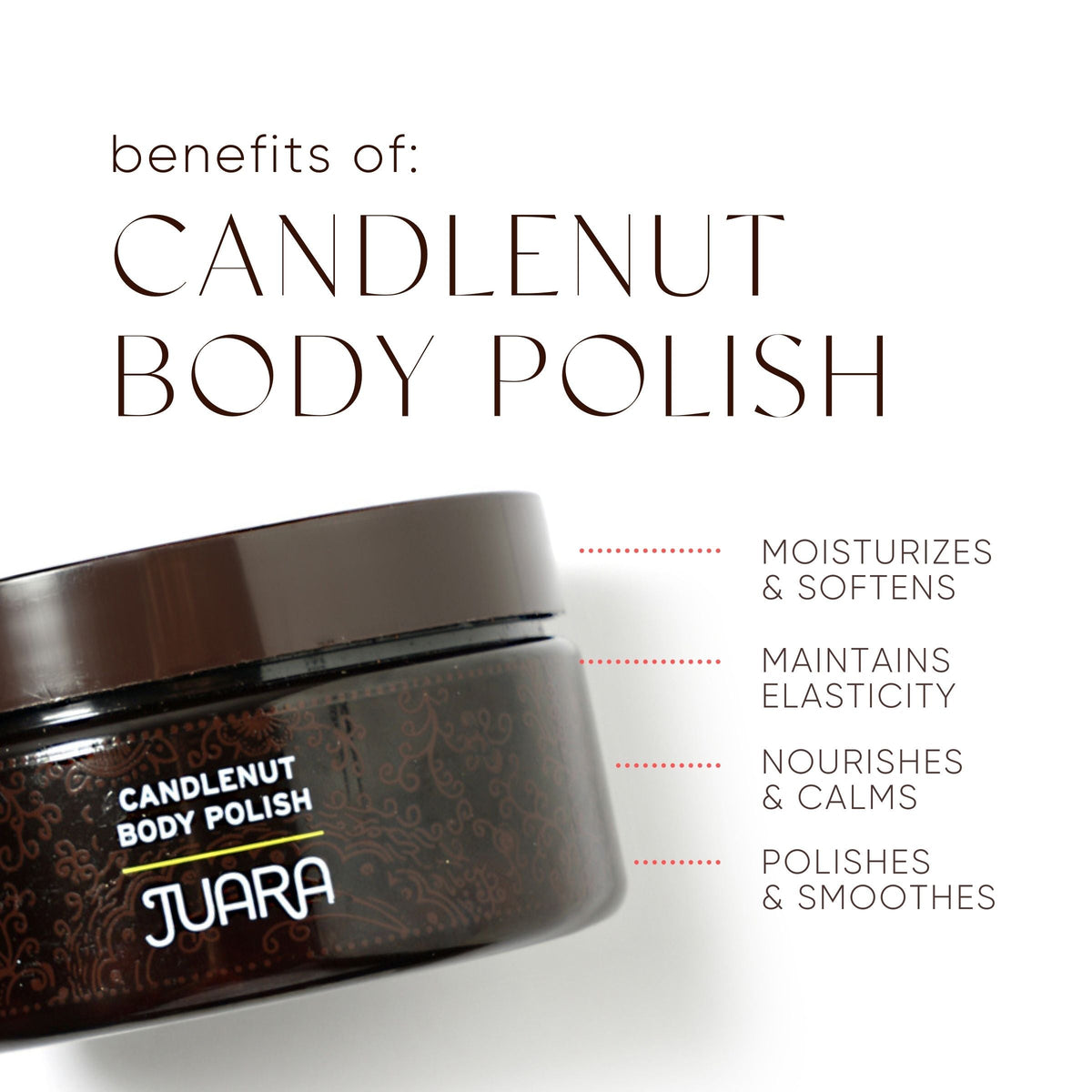Candlenut Body Polish, 8oz – JUARA Beauty Indonesia